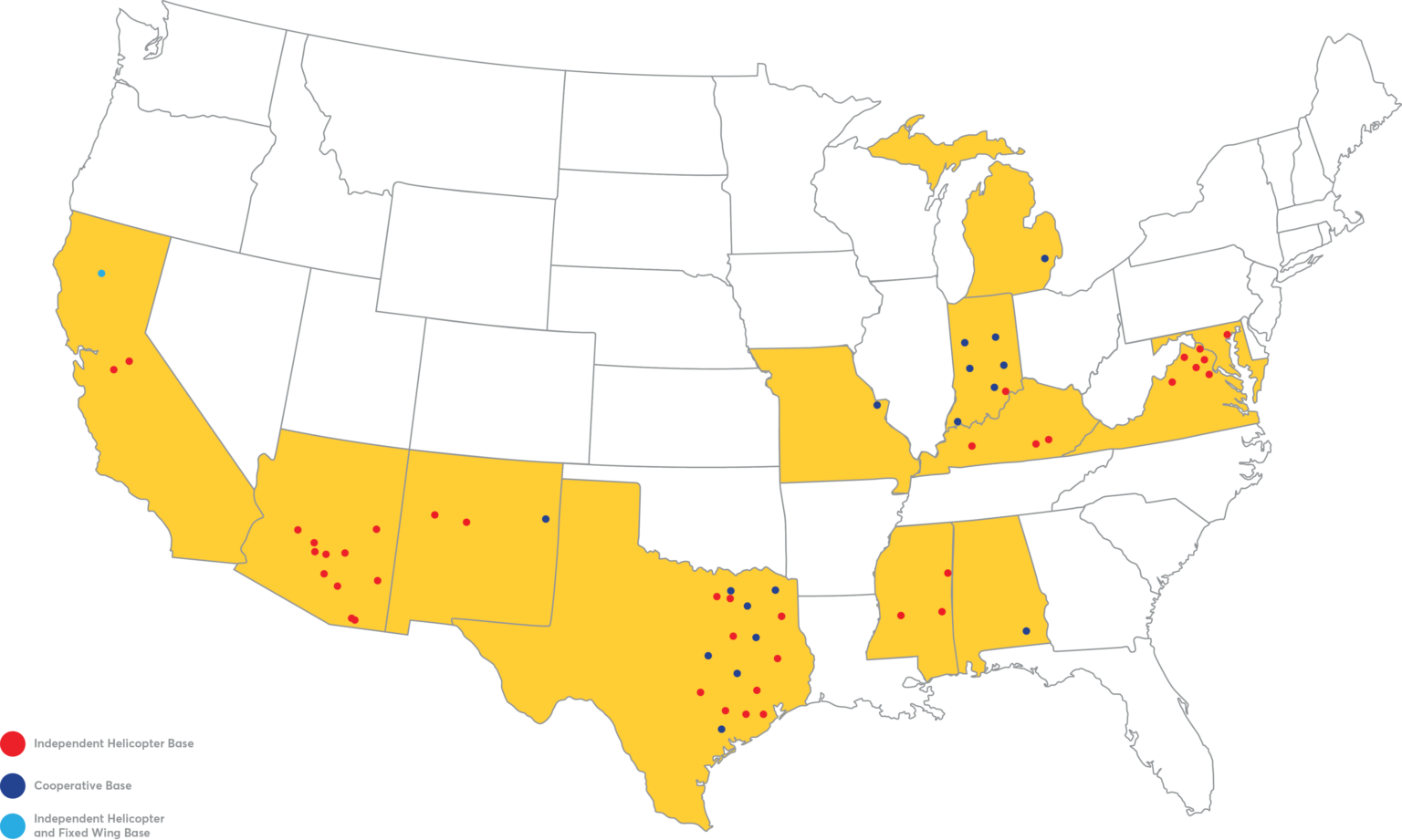 Coverage map - PHI Cares